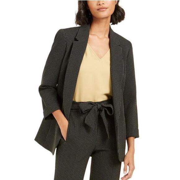 Bar III | Jackets & Coats | Bar Iii Pinstripe Openfront Blazer | Poshmark